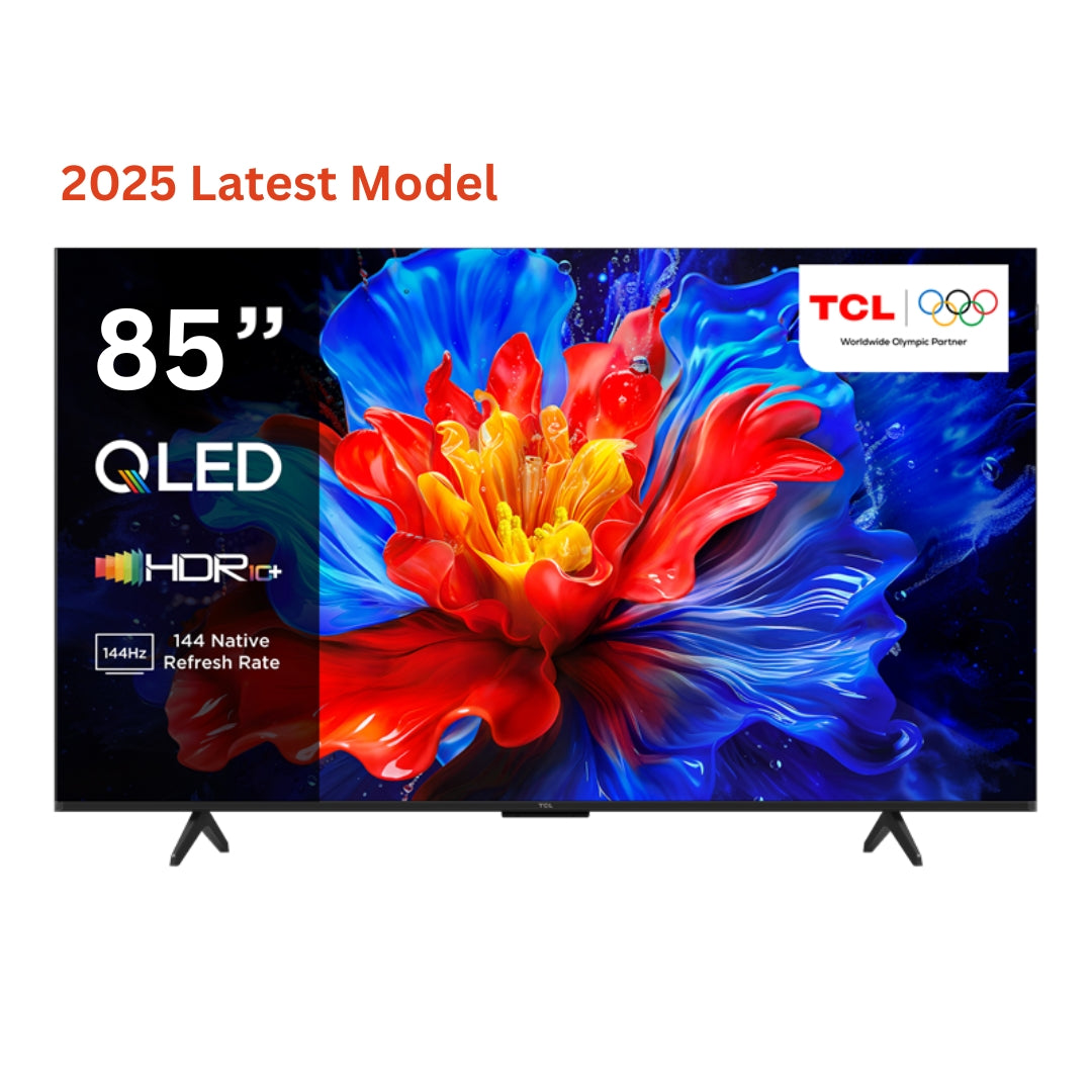 TCL 85 Inch 4K Qled Google Tv | 85P8K Latest 2026 Model | 144HZ Refres ...